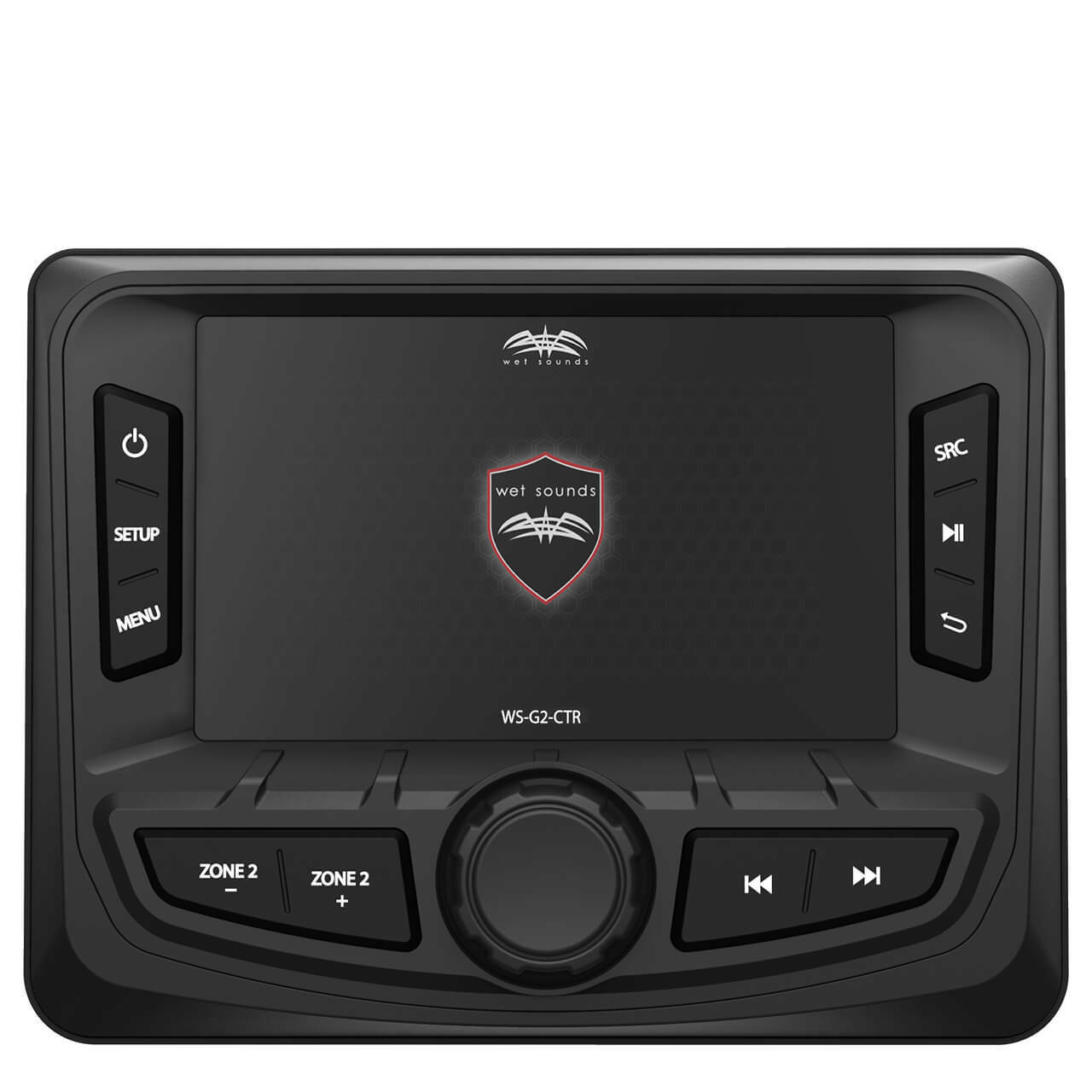 Wet Sounds WS-G2-CTR Wired Transom Remote with Display for WS-MC-20 ...