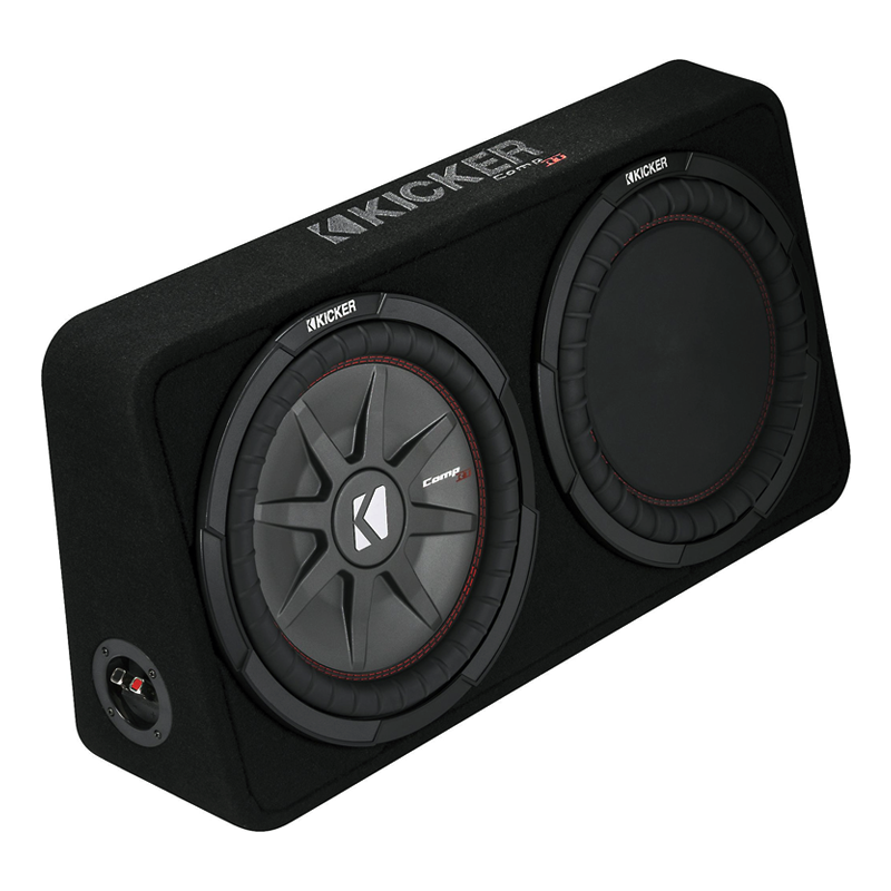 Kicker CompRT Single 12" Subwoofer Enclosure 2 Ohm - Marine Stereo